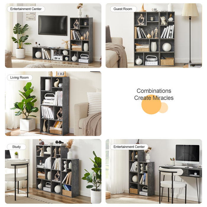 Latitude Run® Bookcase And Reviews Wayfair